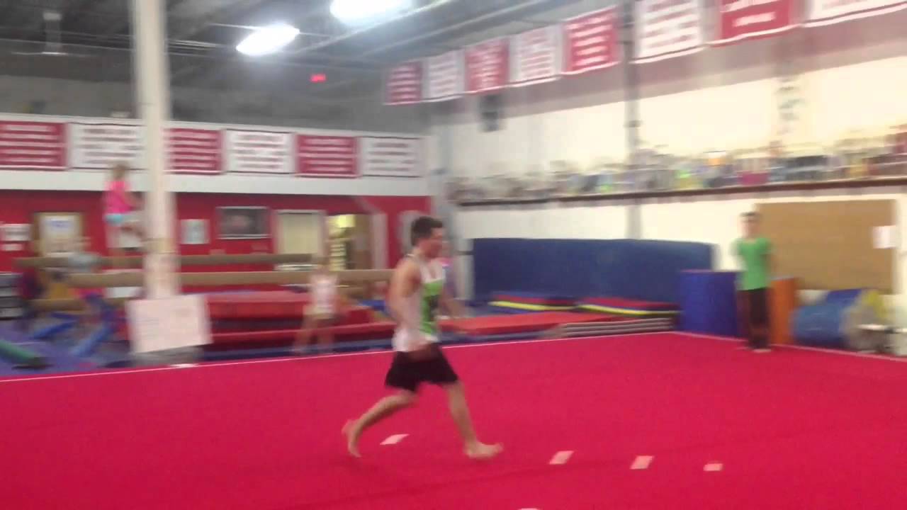 Front Flip Layout - YouTube