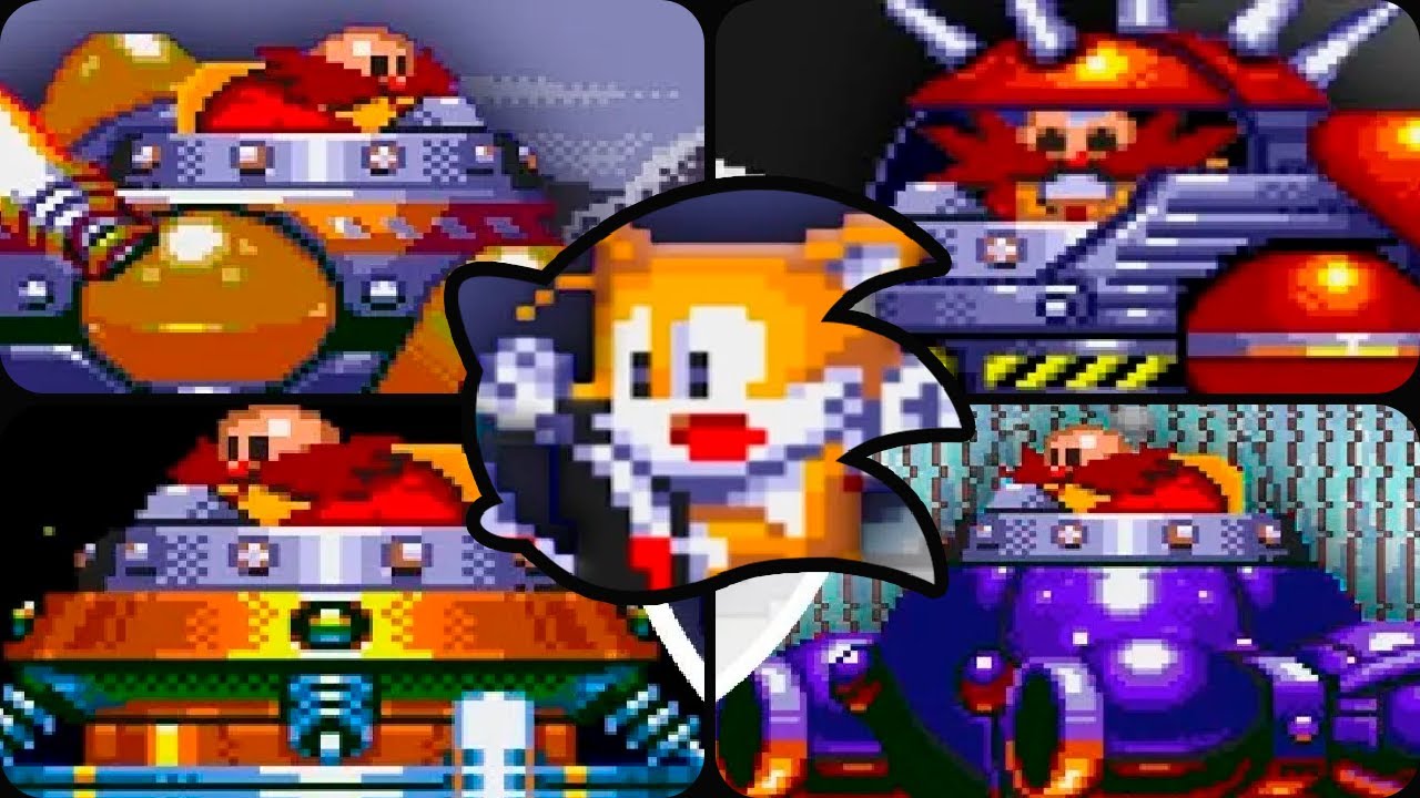 Sonic the Hedgehog 3 All Bosses (No Damage) - YouTube