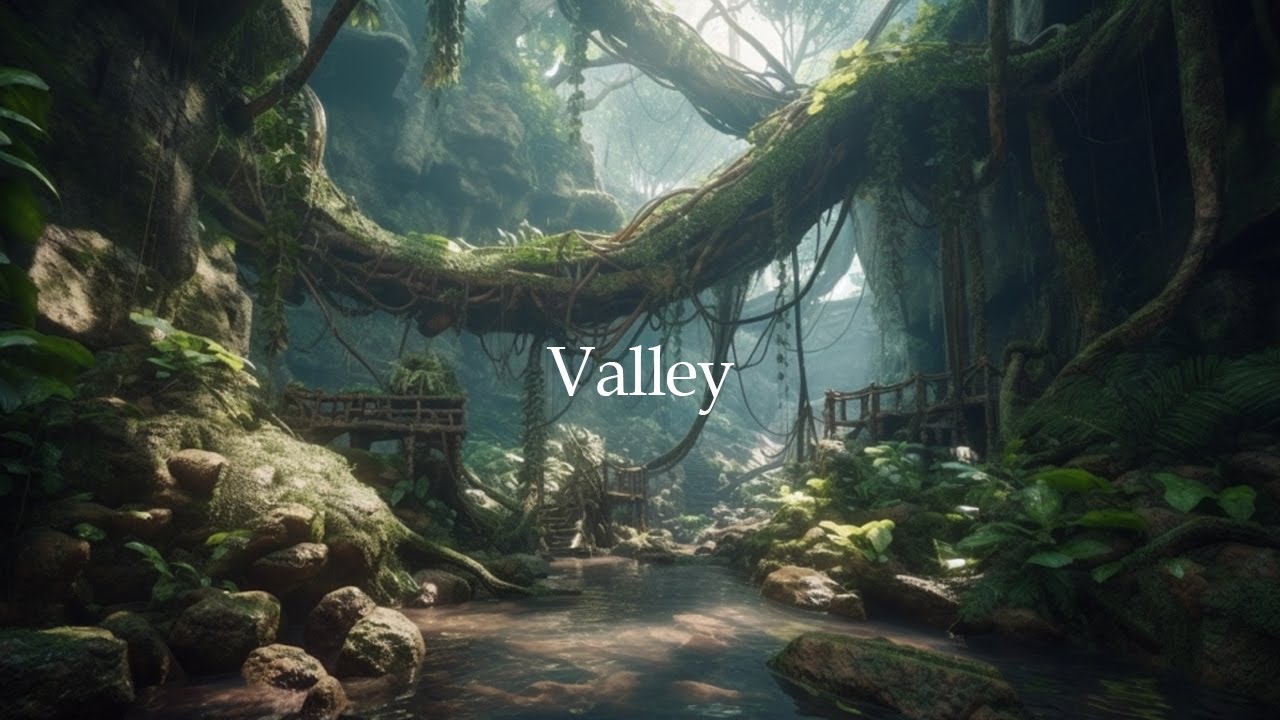 Valley - Fantasy Ambient Jorney - Ethereal Relaxing Music + Rain - YouTube