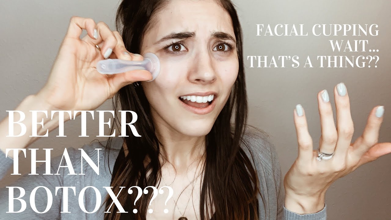 Wait...THAT’S A THING?! Facial cupping tutorial and review - YouTube