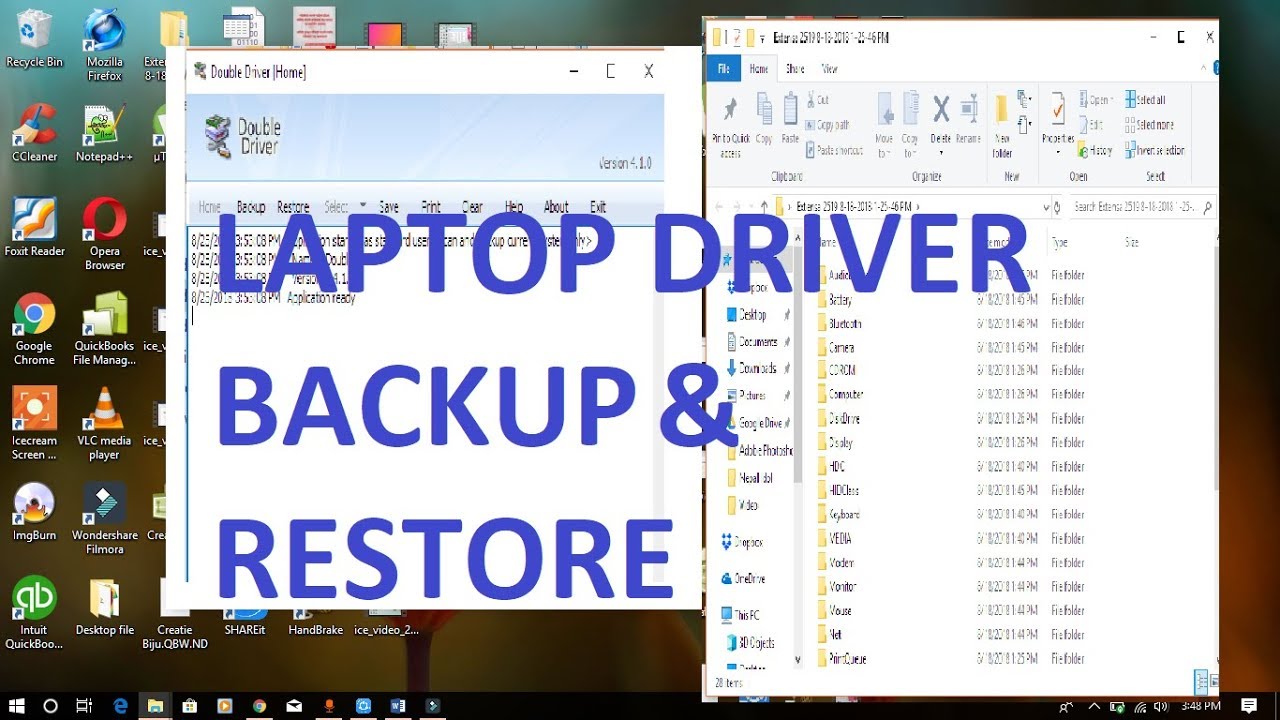 Backup and Restore Laptop Driver Easy Way - YouTube