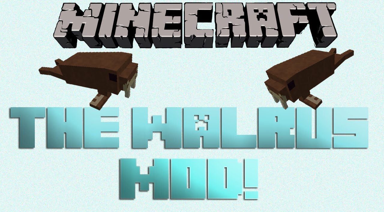 Minecraft Mod Review: Walrus Mod! - YouTube