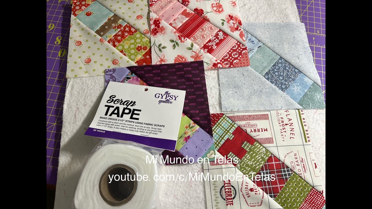 Clase #394 - Retazos de Telas / Scraps - Bloque #1 - Medidas ...