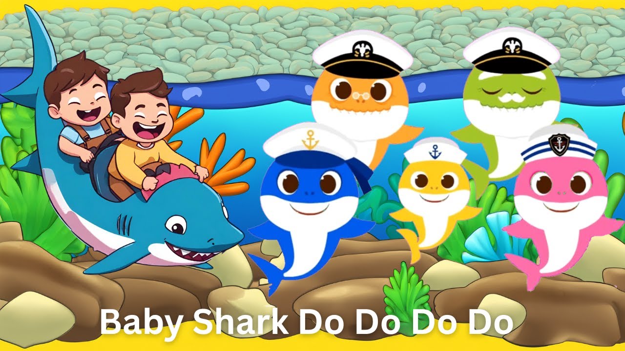 Baby Shark Dance & Learn Colors 🌈🦈 | Ocean Adventure Song for Kids | 3D ...