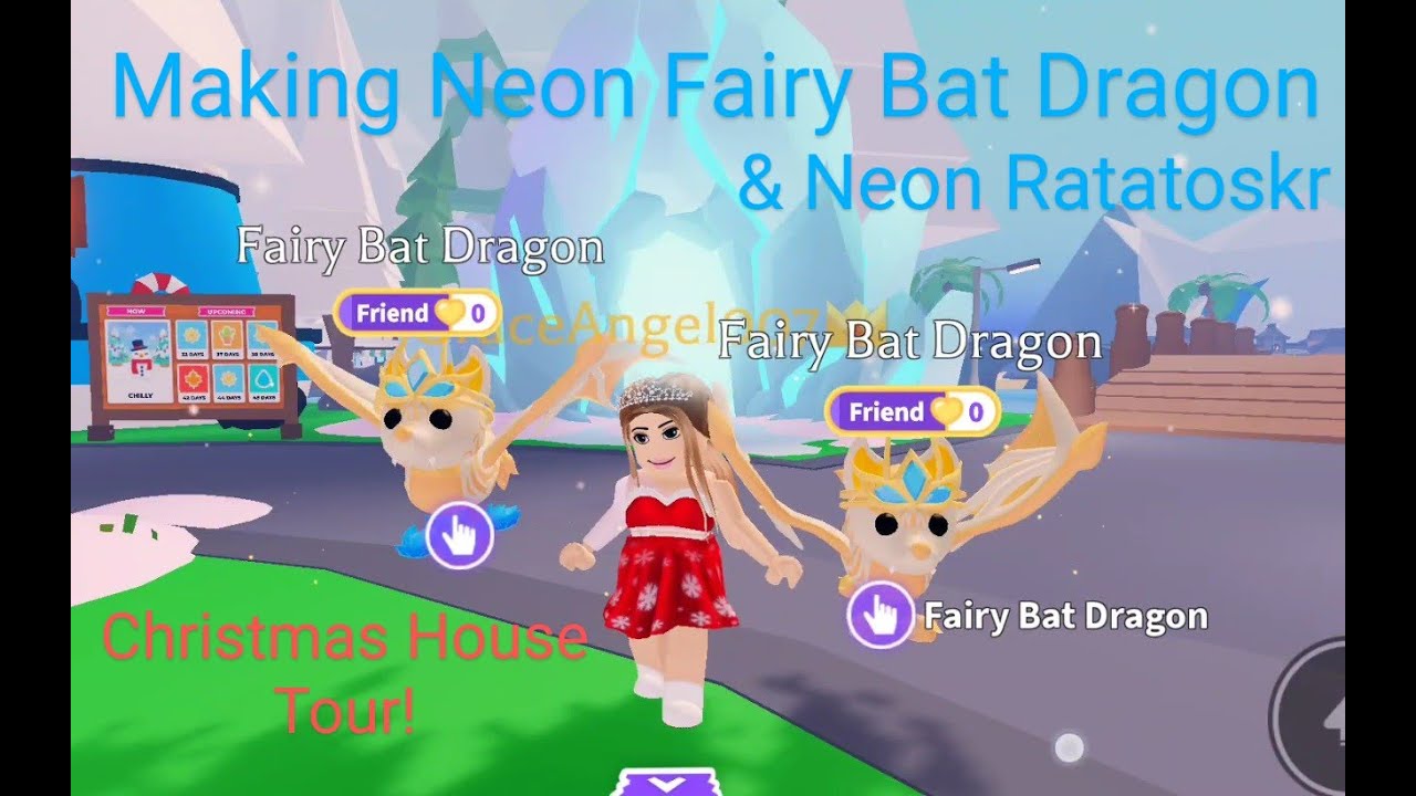 Adopt Me Winter Update! Making Neon Fairy Bat Dragon & Neon Ratatoskr ...
