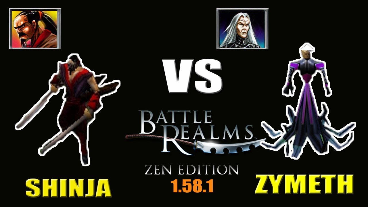 SHINJA vs ZYMETYH - Battle Realms ZE 1.58.1 - YouTube