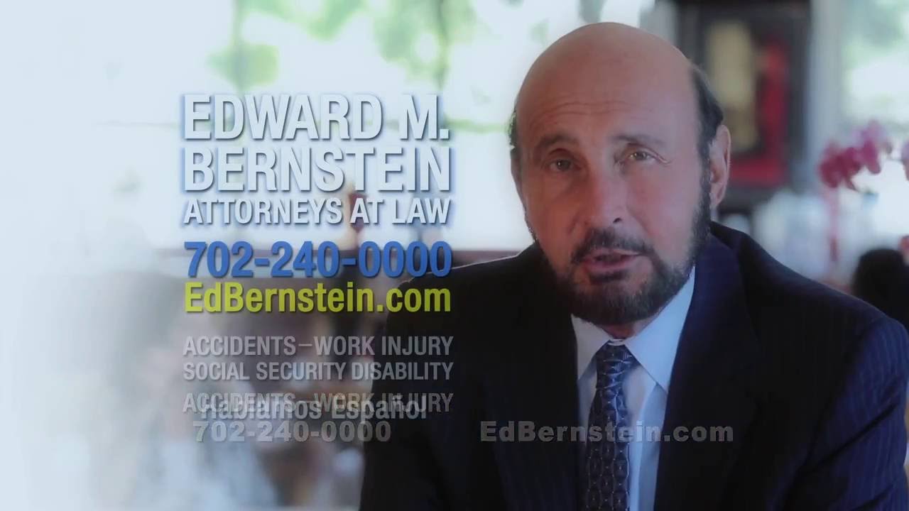 Attorney Ed Bernstein "DID NOT DESERVE THAT" Commercial - YouTube