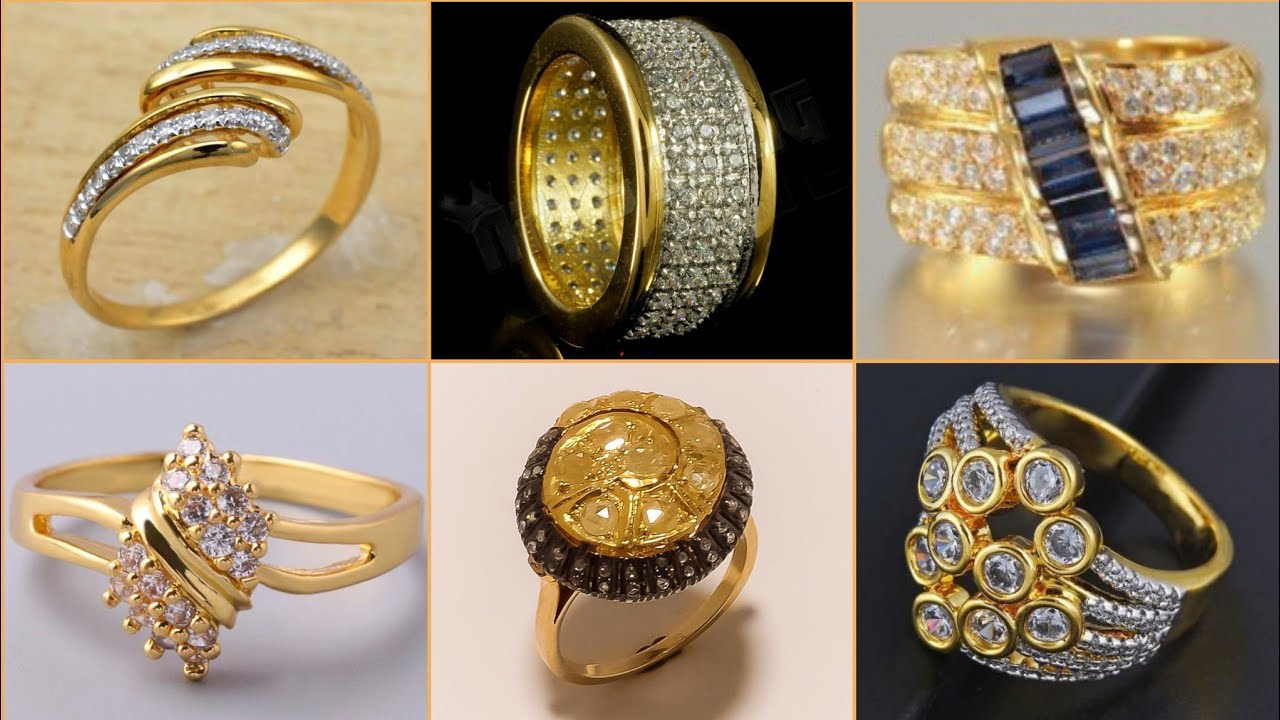 Charming & Attractive Rose Gold & Gold Rings Designs for Engagement ...