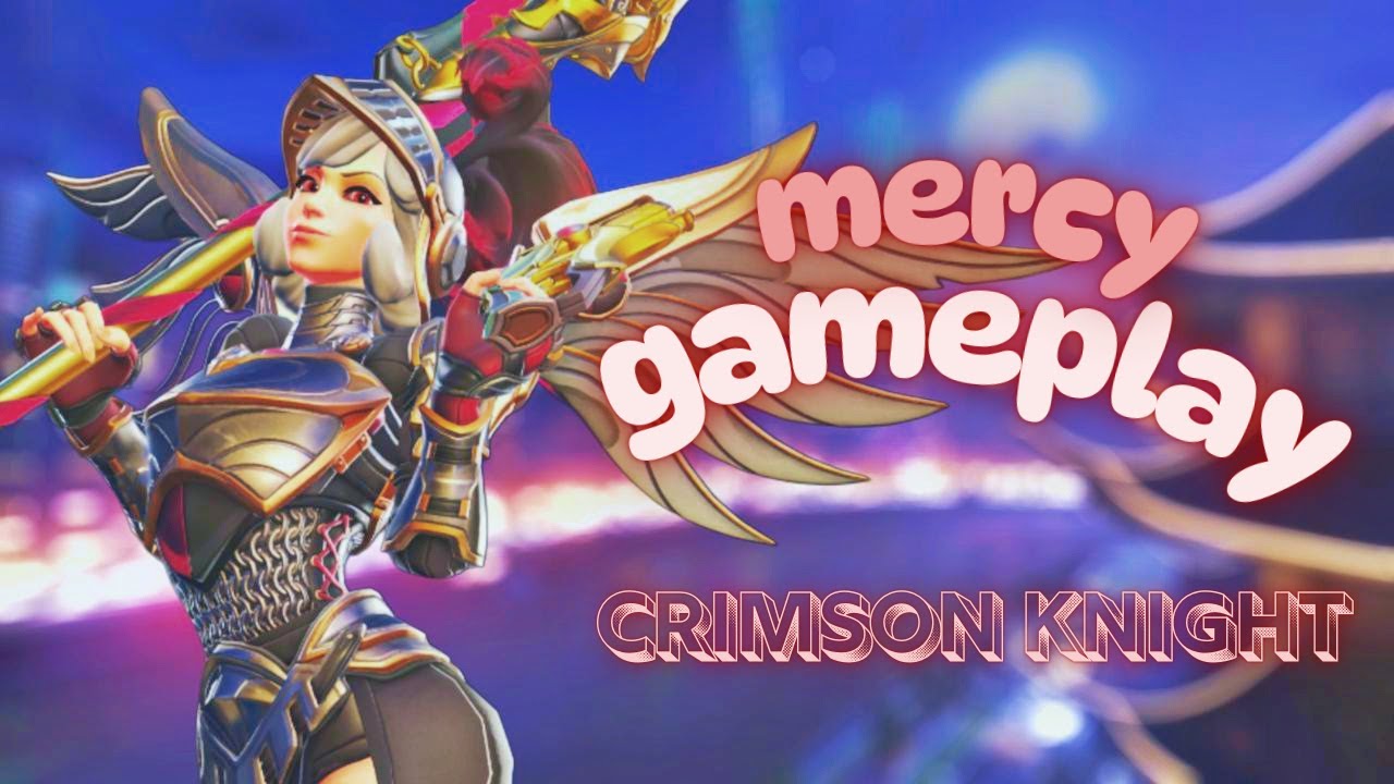 Crimson Knight Skin ♡ Mercy Gameplay ༺ ⋆. Competitive ♡ S15 ♡ Overwatch ...
