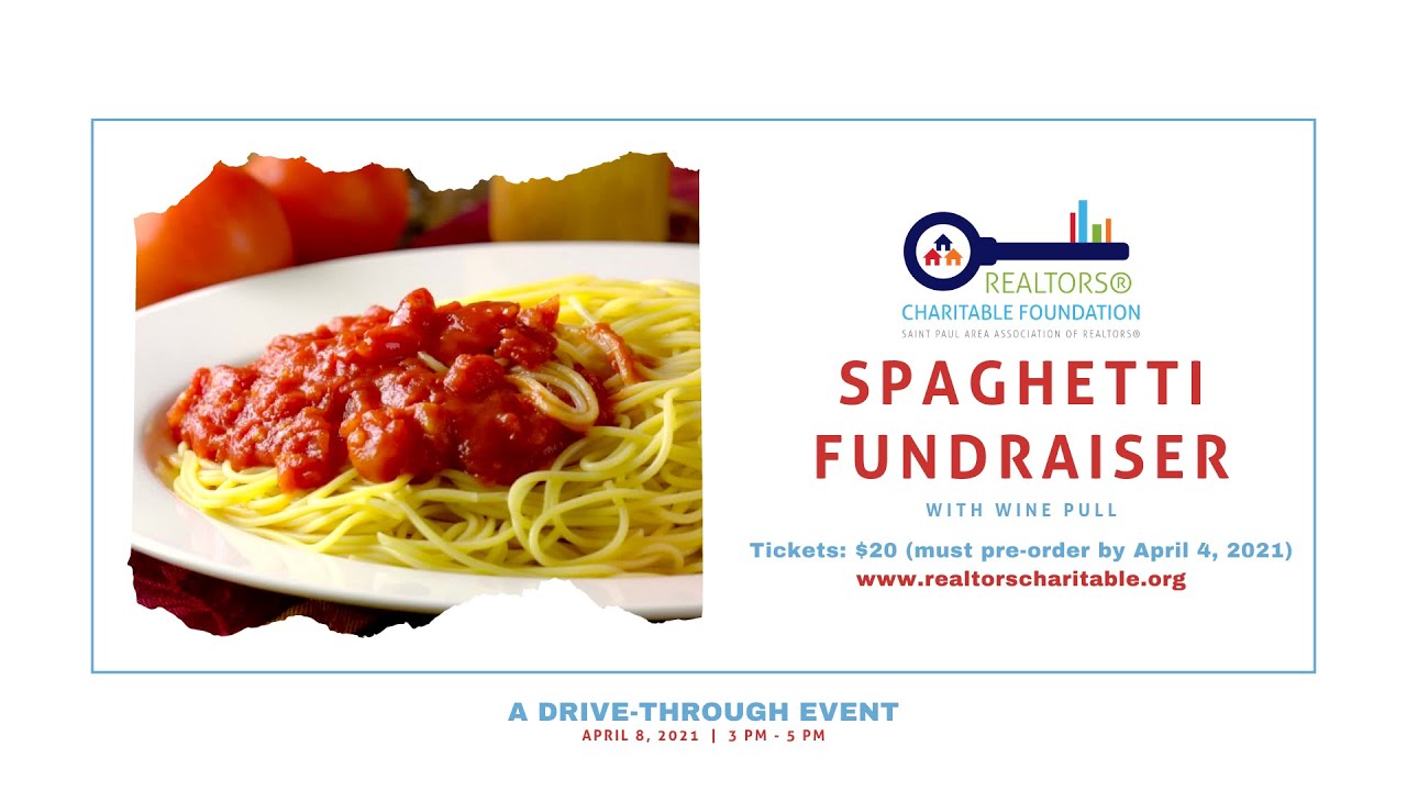 Spaghetti Drive-Through Dinner Fundraiser | REALTORS® Charitable ...