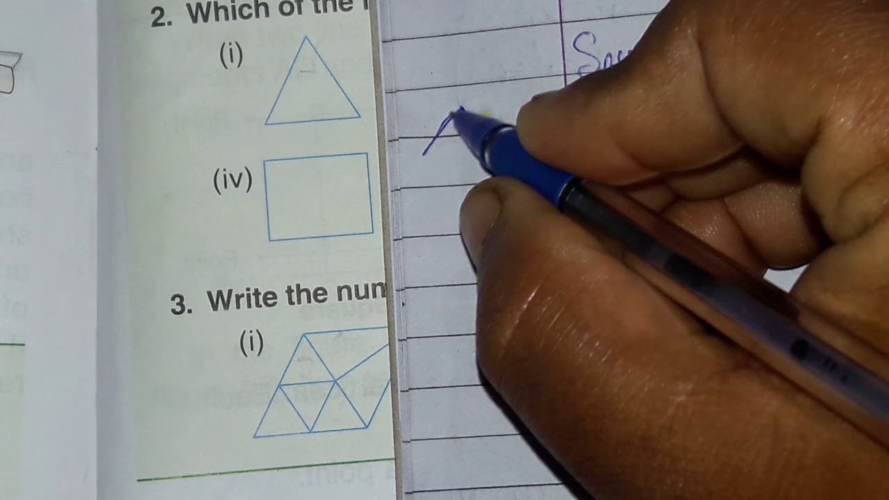 Mathematics Class 3rd Chapter 13 Geometrical shapes Part 5 - YouTube
