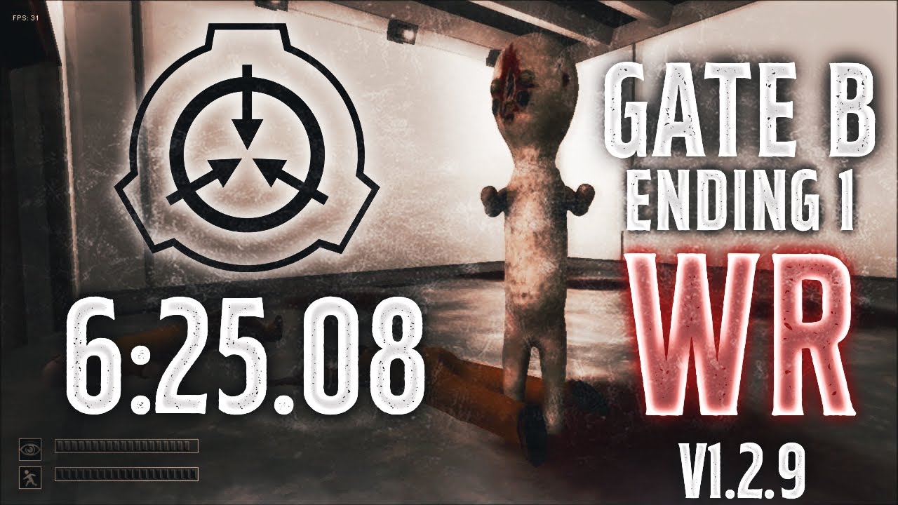 SCP:CB Multiplayer Mod Speedrun 6:25.08 \\ Gate B: Ending 1 \\ v1.2.9 ...