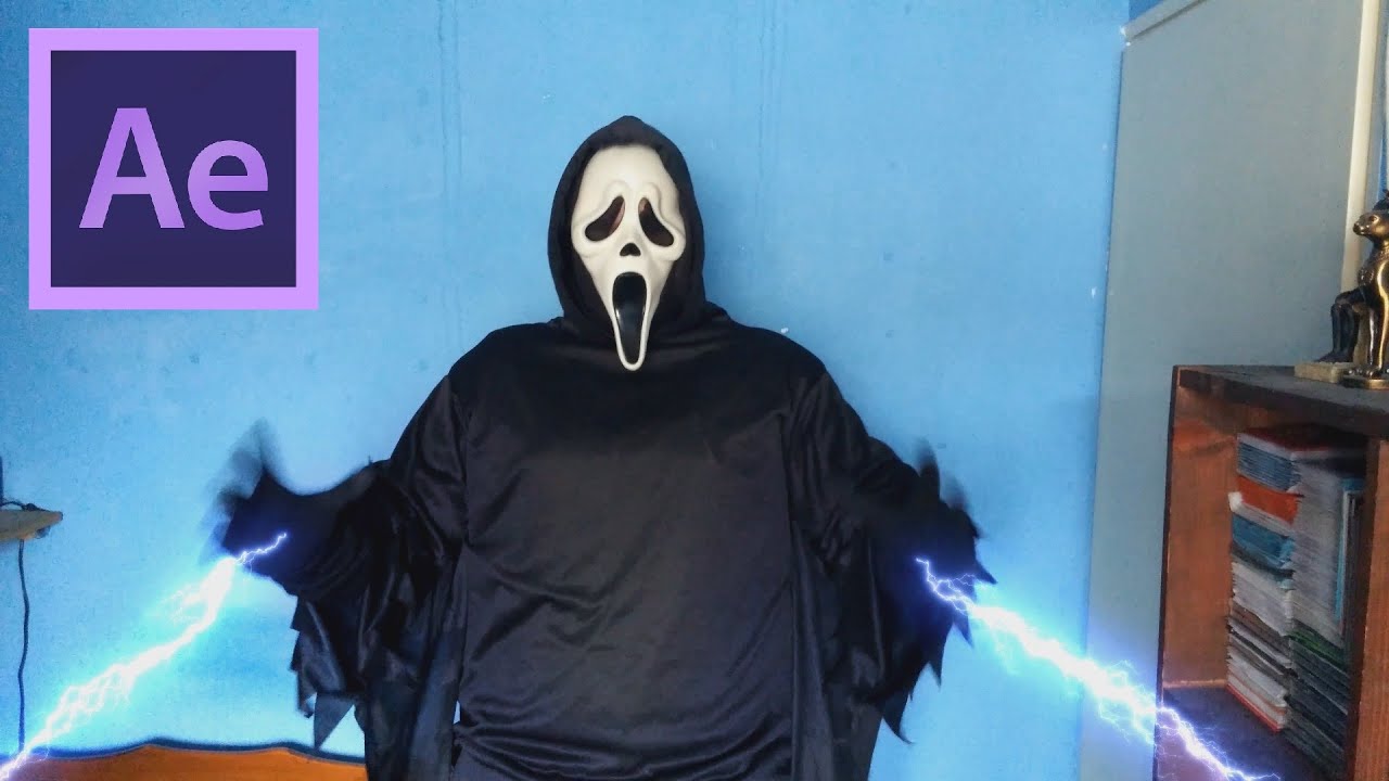 Ghostface has The Force - Star Wars Force lightning effect (4K) - YouTube