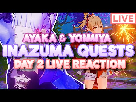 INAZUMA STORY QUESTS!!! | GENSHIN IMPACT 2.0 GAMEPLAY AND REACTION ...