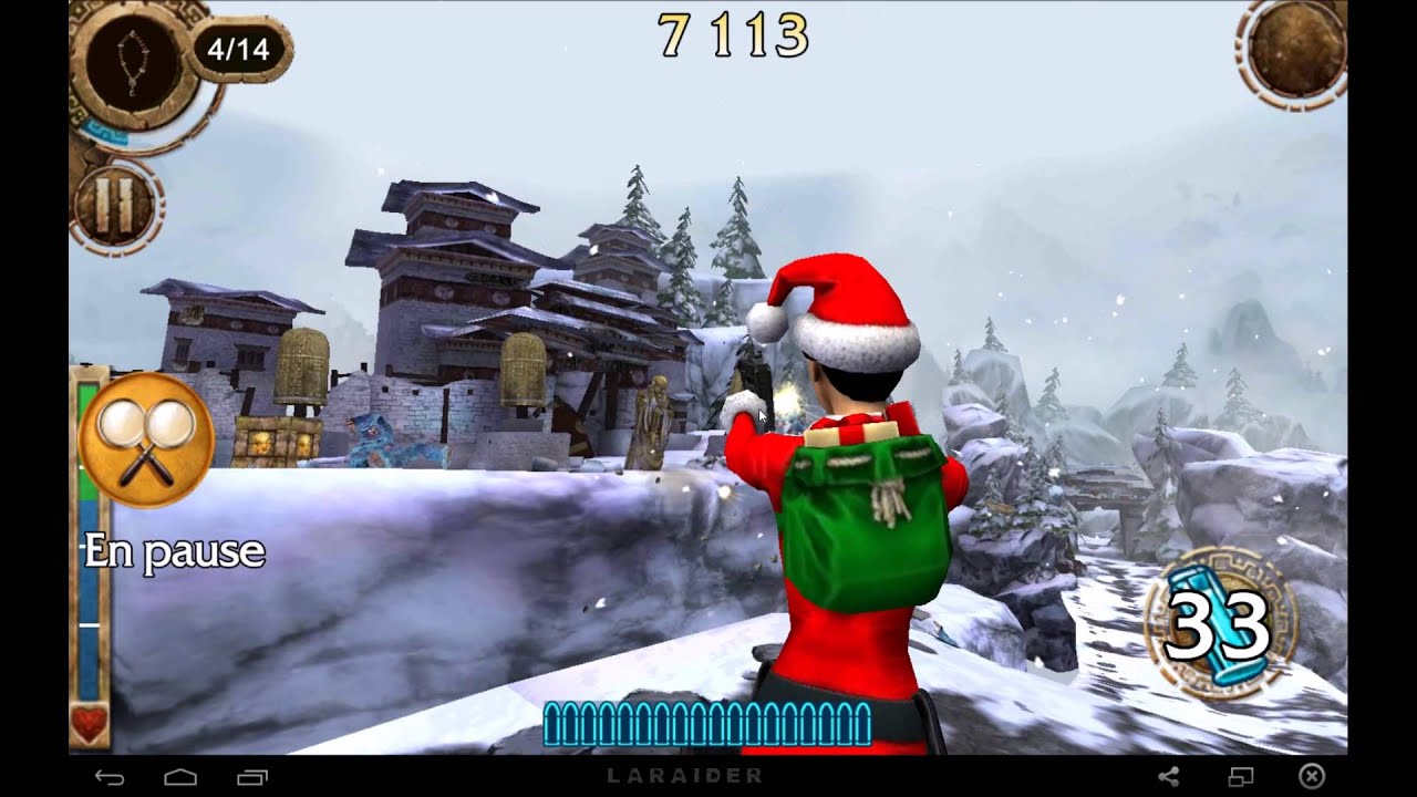 Lara Croft Relic Run / Tenue de Noël (Christmas Santa outfit) - YouTube