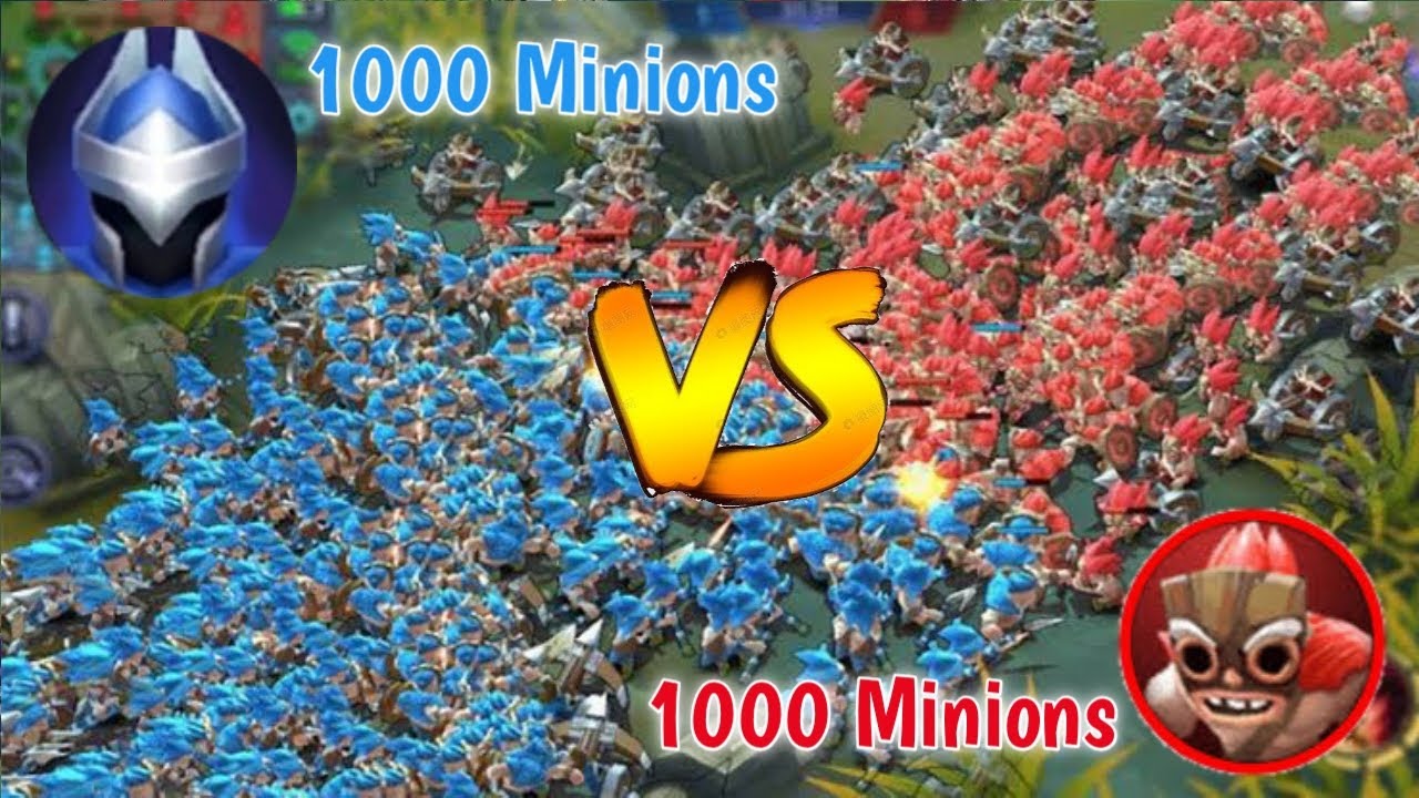 RED MINIONS vs BLUE MINIONS | Mobile Legends Bang Bang - YouTube