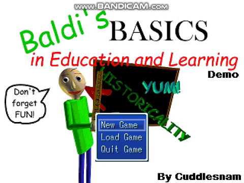 Let's Play Baldi's Basics Demo on RPG Maker 2003 - YouTube