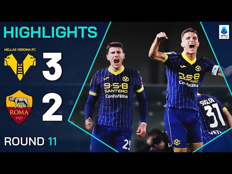 VERONA-ROMA 3-2 | HIGHLIGHTS | Five goals and a red card as Verona topple Roma | Serie A 2024/25