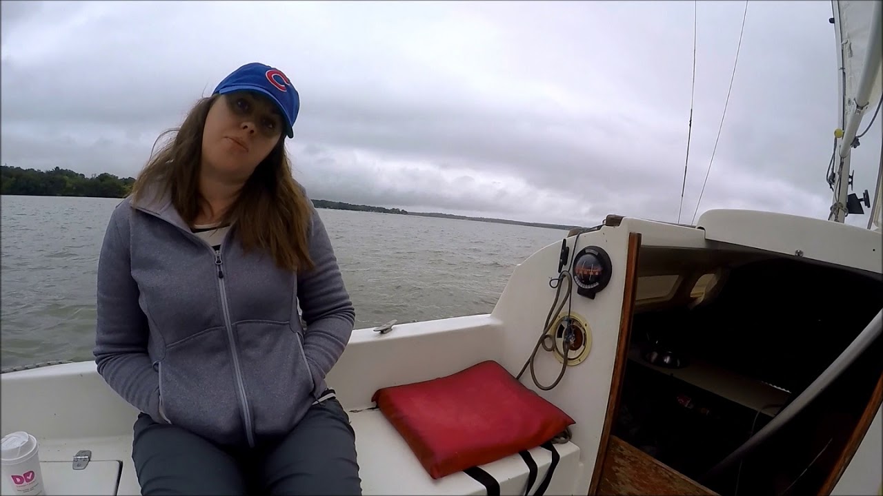 22 O'Day Sailing Fox Lake - YouTube