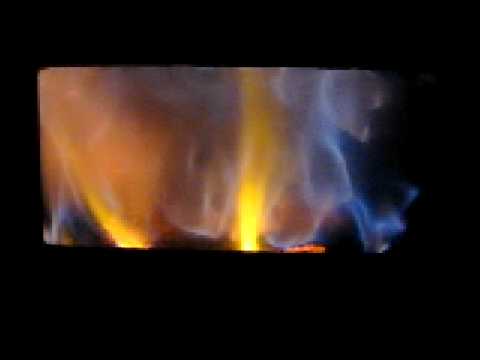Blue Flame Coal - YouTube