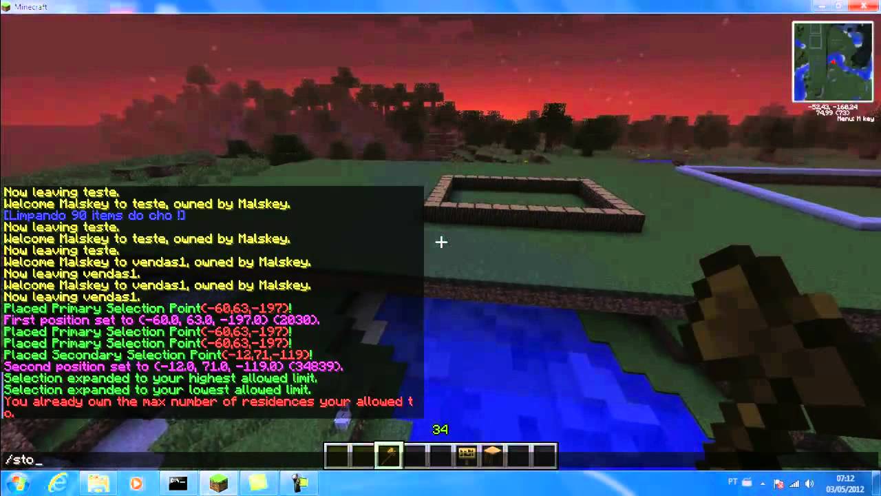 Minecraft - Como configurar e usar os plugins Residence e Creative ...