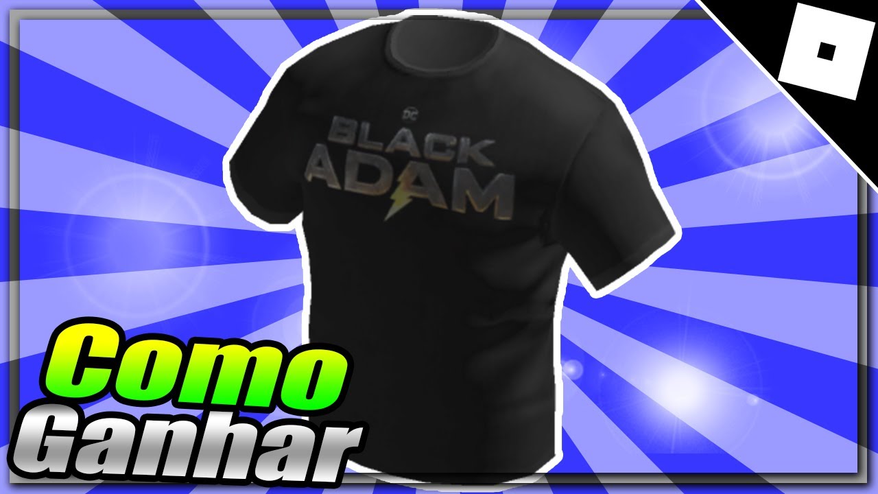 Como Ganhar o item [Black Adam Shirt] Roblox Evento Black Adam - YouTube