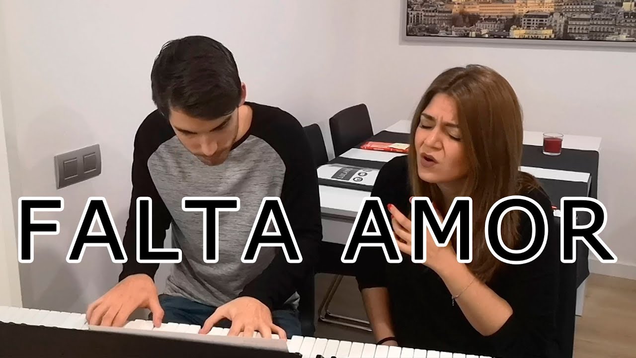 SEBASTIAN YATRA RICKY MARTIN - FALTA AMOR | COVER PIANO LETRA LULANCA ...