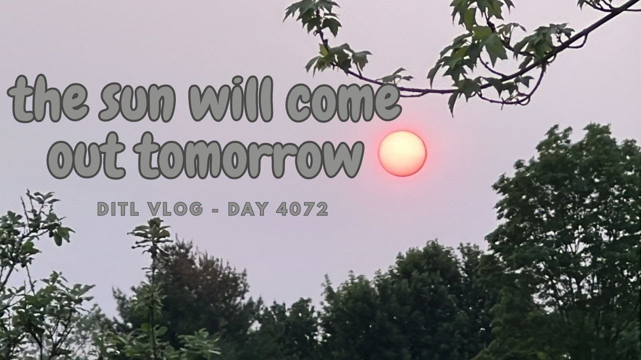 DITL VLOG - the sun will come out tomorrow (day 4072) - YouTube