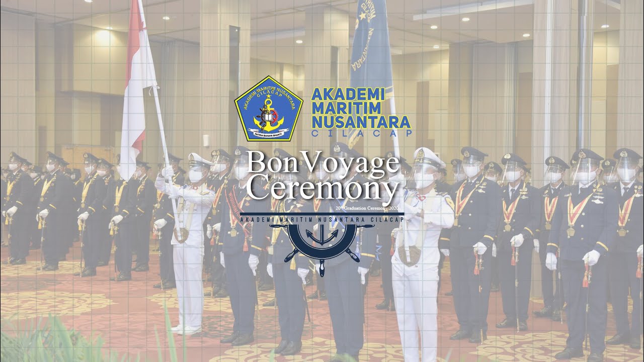 UPACARA BON VOYAGE LULUSAN DIPLOMA III - AMN CILACAP - YouTube