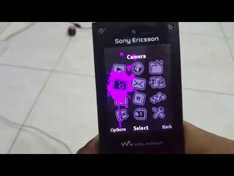 Sony Ericsson W980 Flash Menu