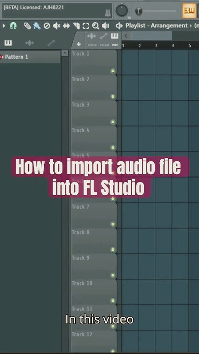 How to import audio file into FL Studio #shorts #musicproducer - YouTube