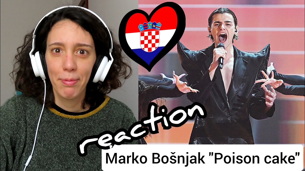 Marko Bošnjak "Poison cake" REACTION / Eurovision 2025 Croatia - YouTube