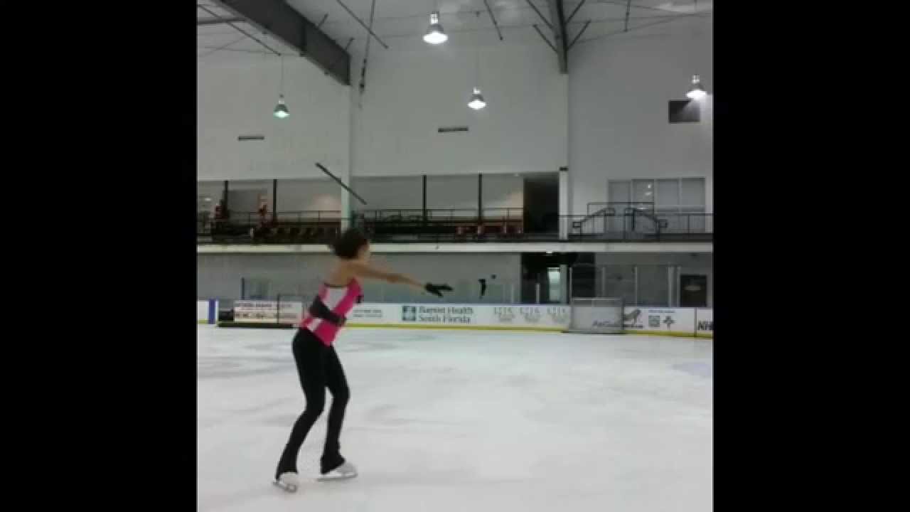 Double salchow day 1 - YouTube