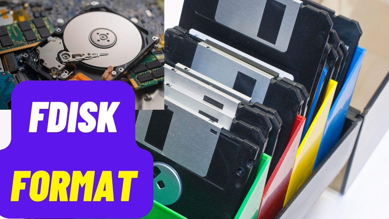 [EP-40] (ย้อนยุค!) ใช้งานเบื้องต้น DOS 6.22 การจัดการ Hard Disk และ Floppy Disk - (FDISK and ...