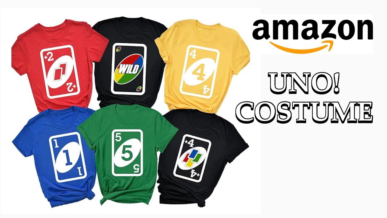 HOW TO WEAR THE UNO CARD COSTUME & GAME NIGHT SHIRTS | AMAZON FINDS!! 🃏 ...