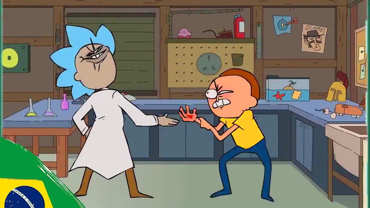 Ric And Mort (Rick And Morty Parodia) [DUBLADO PT/BR] - YouTube