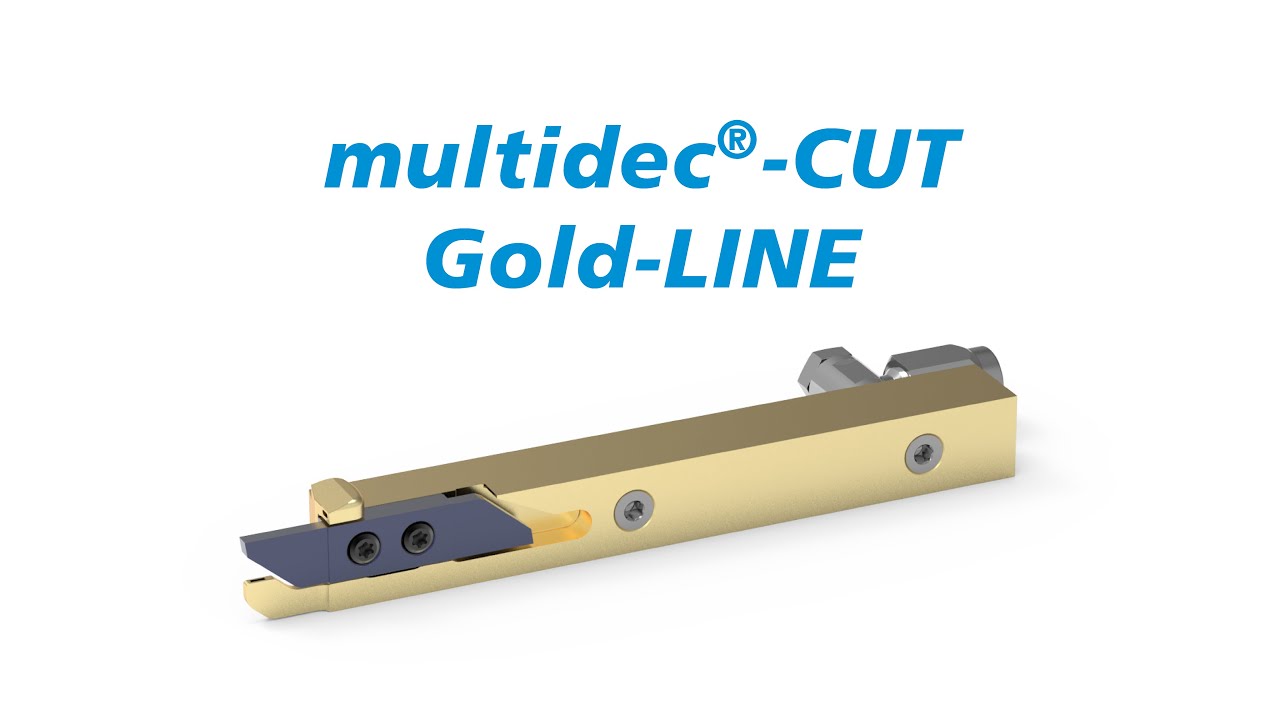 multidec®-CUT Gold-LINE Animation - YouTube