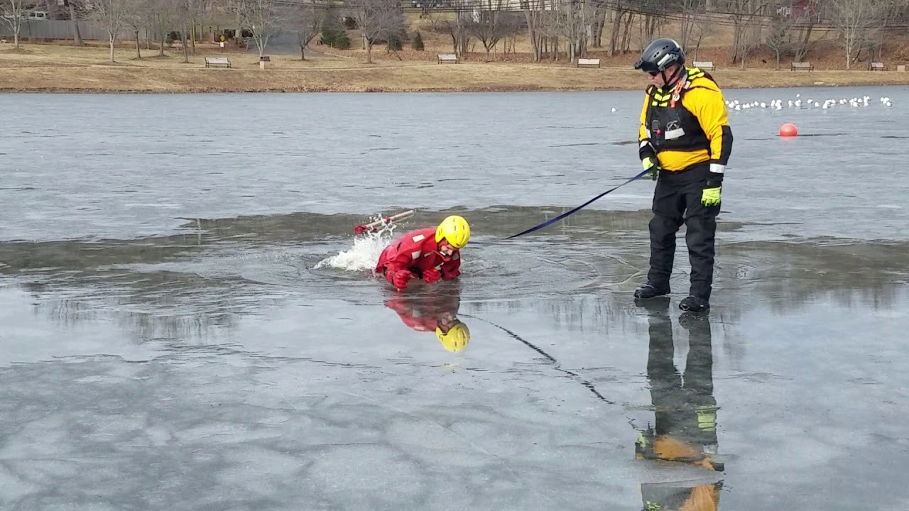 Ice Rescue Self Extrication with Ice Awls - YouTube