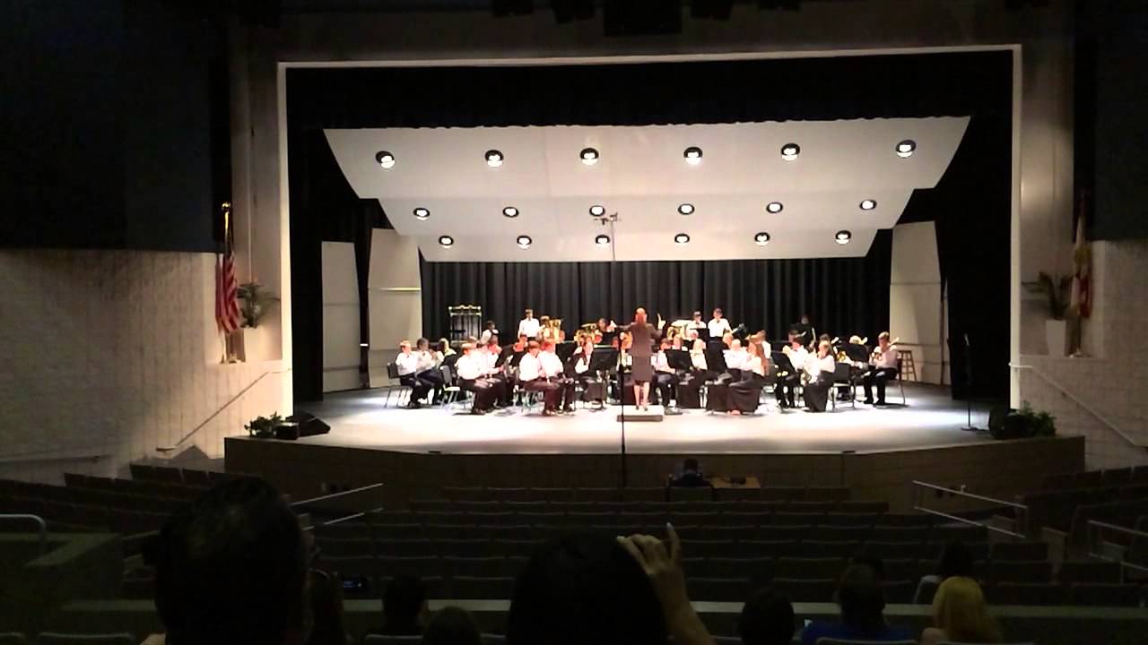 Satellite Beach Delaura Middle School Band- MPA Performance - YouTube