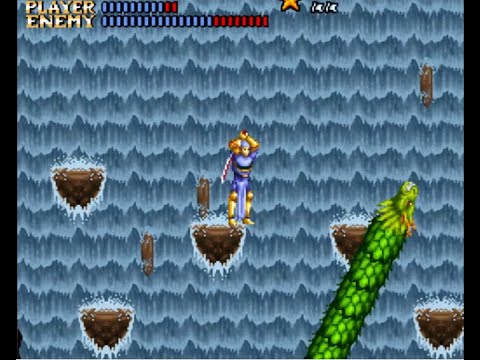 actraiser 1 walkthrough part 2: i am the dragon slayer..... - YouTube