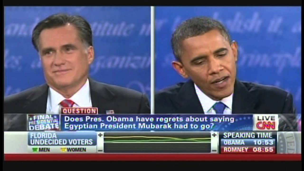 Third Presidential Debate 2012 Barack Obama Mitt Romney Boca Raton ...