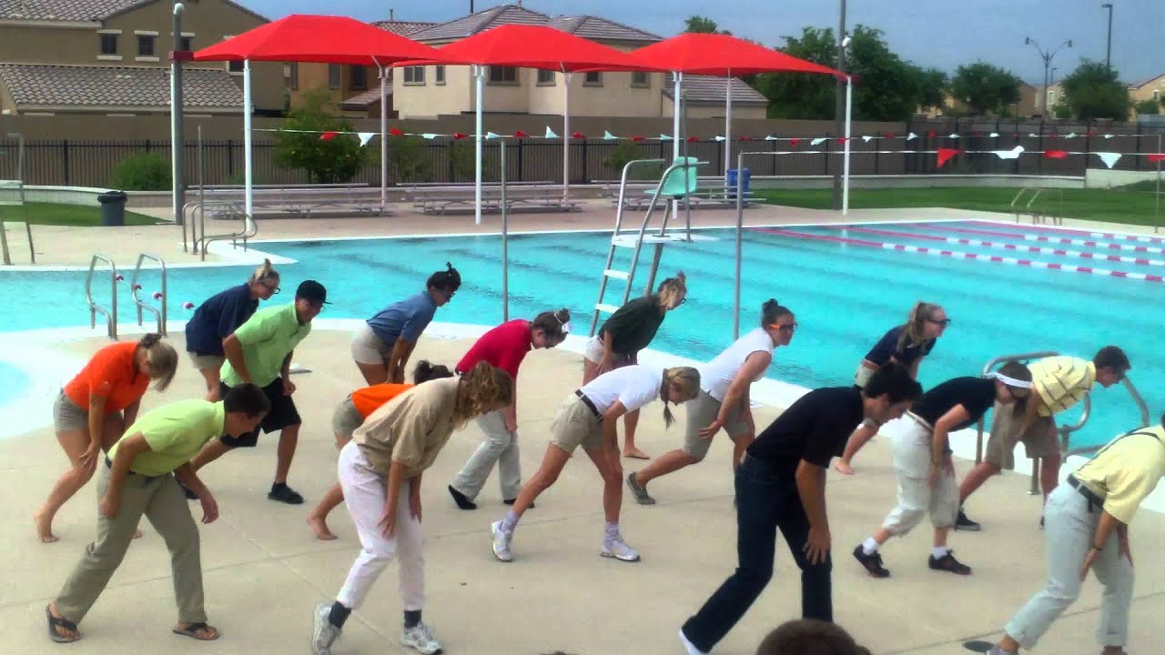 Greenfield Pool Dance Routine - YouTube
