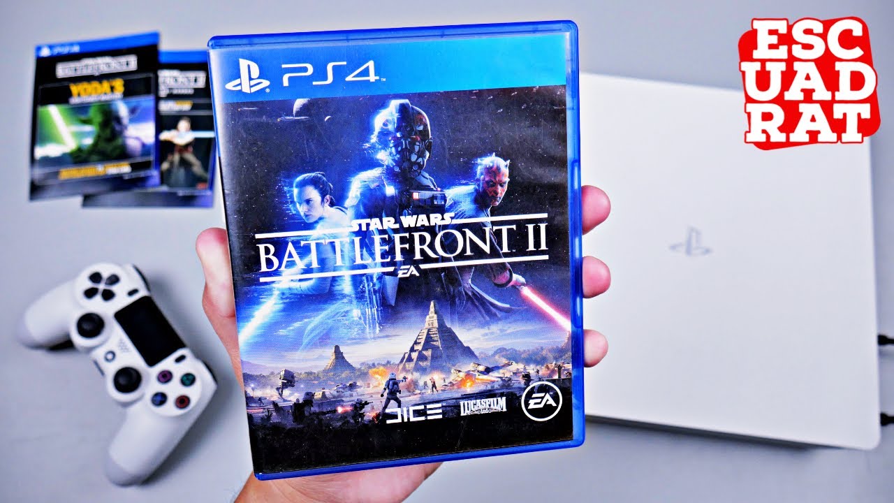 Unboxing & Gameplay Star Wars Battlefront II PS4 Slim - YouTube