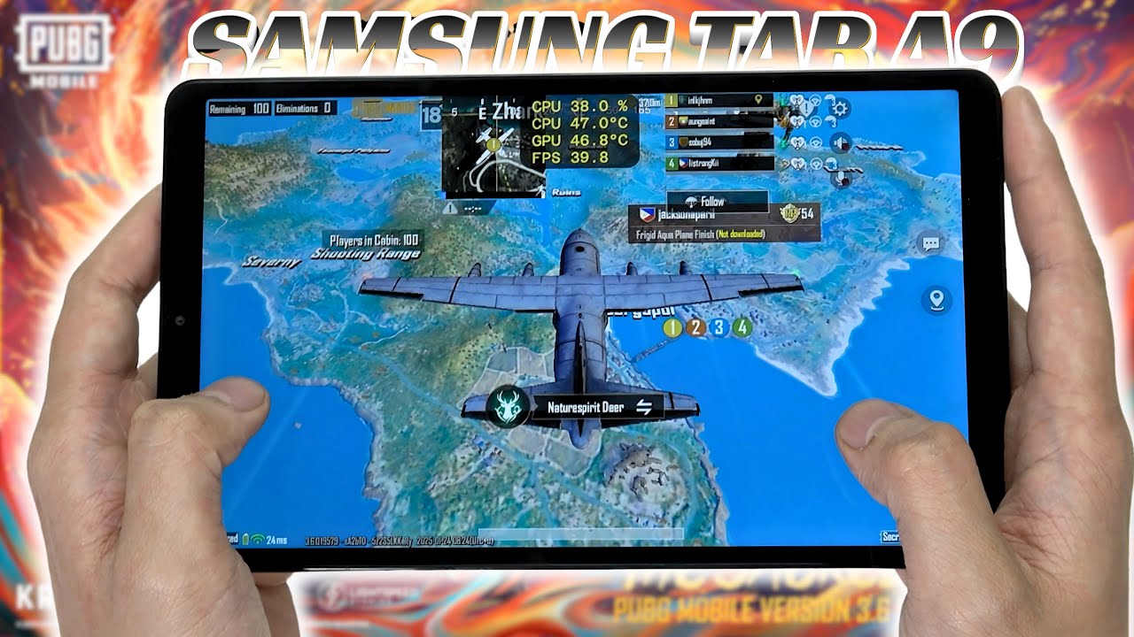 Samsung Galaxy Tab A9 test game PUBG 2025 | Helio G99 - YouTube