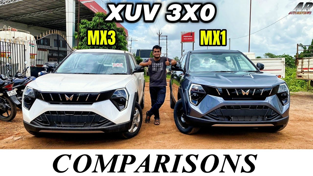 ️2024 Mahindra XUV 3X0 MX1 VS MX3 ️ | ️ Base Model Comparisons ️ | ️ ...