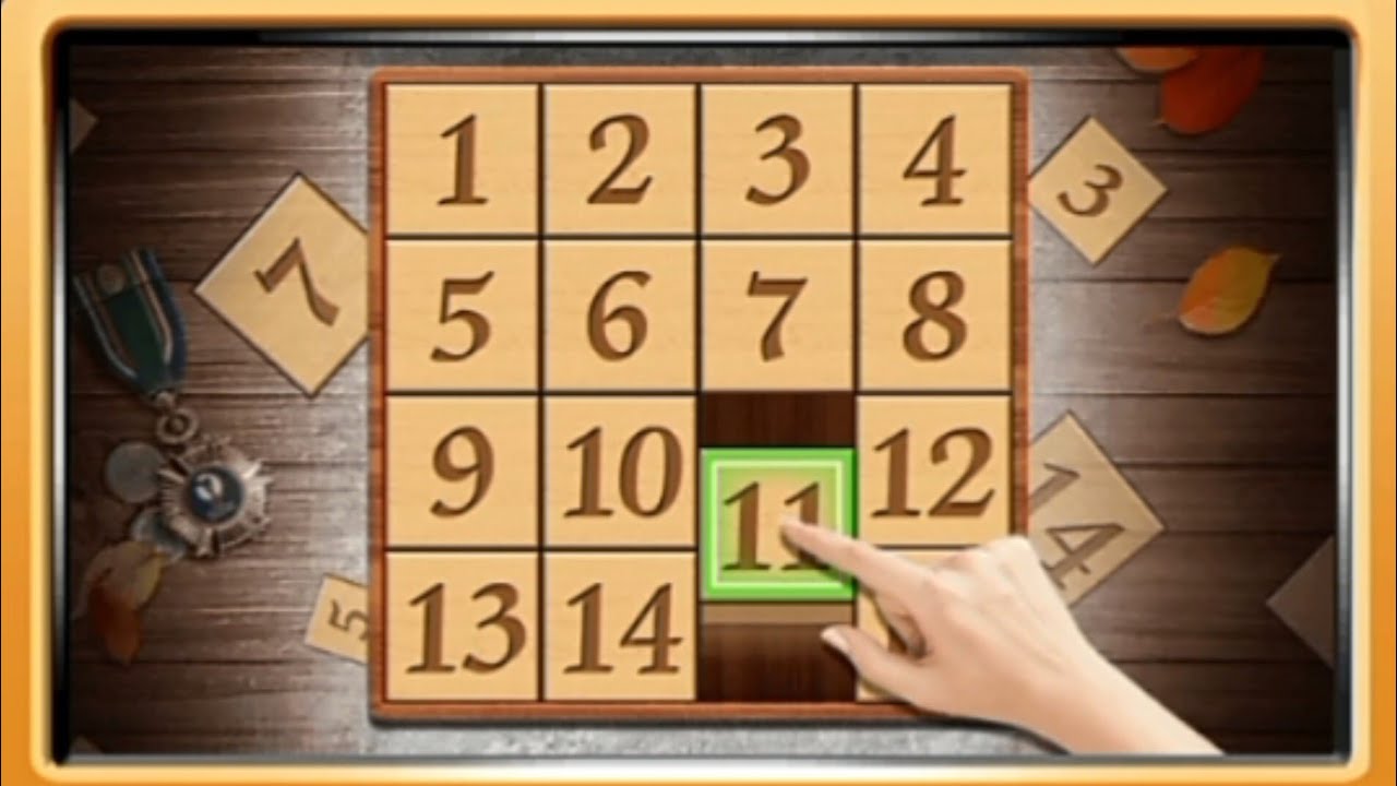 This is how you speed solve 15 numbers 4x4 sliding number puzzle 🤔👍 ...