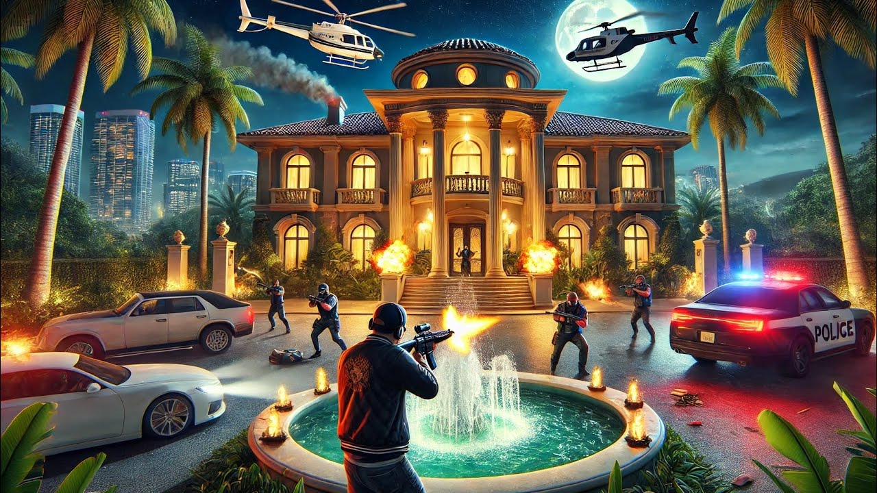 Gangster Miami Vindication 3D Gameplay Episode 9 | Mansion Shootout ...