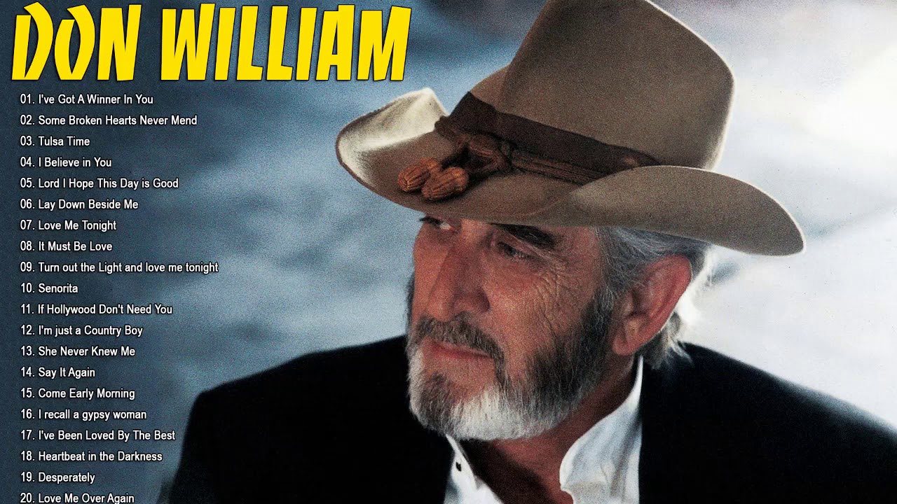 Don Williams Country Songs 2021 | Don Williams Greatest Hits | Best ...