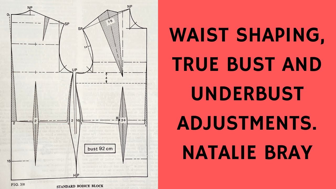 WAIST SHAPING, TRUE BUST AND UNDERBUST ADJUSTMENTS FOR NATALIE BRAY ...