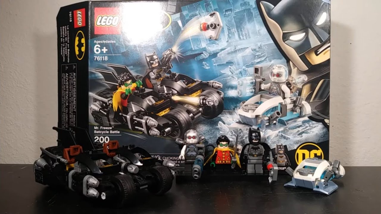 LEGO Batman 76118 Mr. Freeze Batcycle Battle Set Review - YouTube